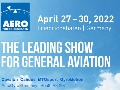 AutoGyro Germany exhibits the first and only street legal gyroplane and ...